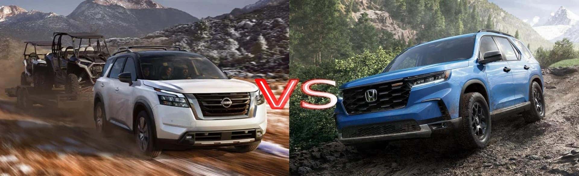 Inspiring Honda Pilot Vs Nissan Pathfinder Specs Photos