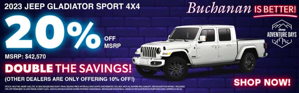 Monthly Specials | Buchanan Auto Park, Inc.