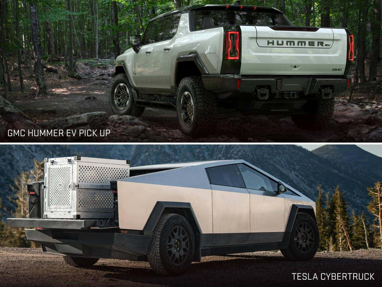 2025 GMC Hummer EV Vs. Tesla Cybertruck