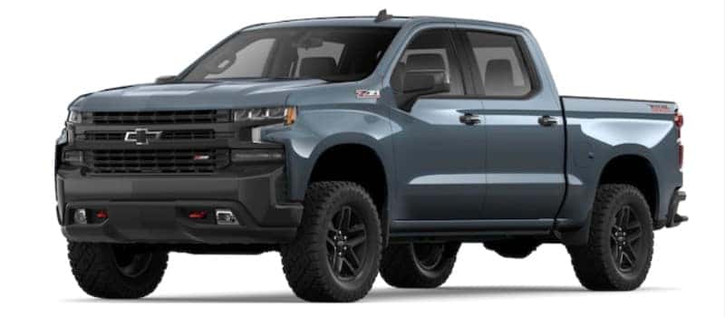 What colors does the 2019 Chevy Silverado 1500 come in?