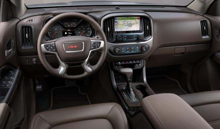 Interior and exterior color options of the 2021 GMC Canyon