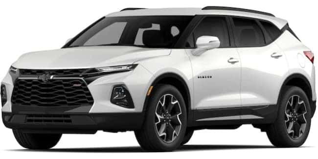 What are the exterior color options of the 2021 Chevrolet Blazer?