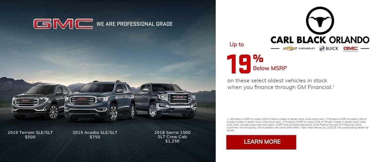 Current New Specials Offers | Carl Black Chevrolet Buick GMC Orlando