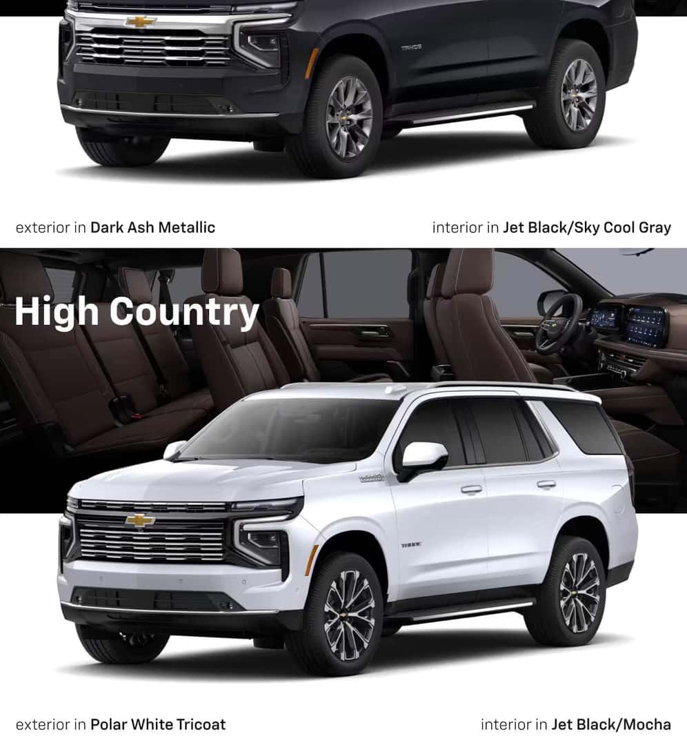 Chevy Tahoe Trim Levels Explained: Full Guide