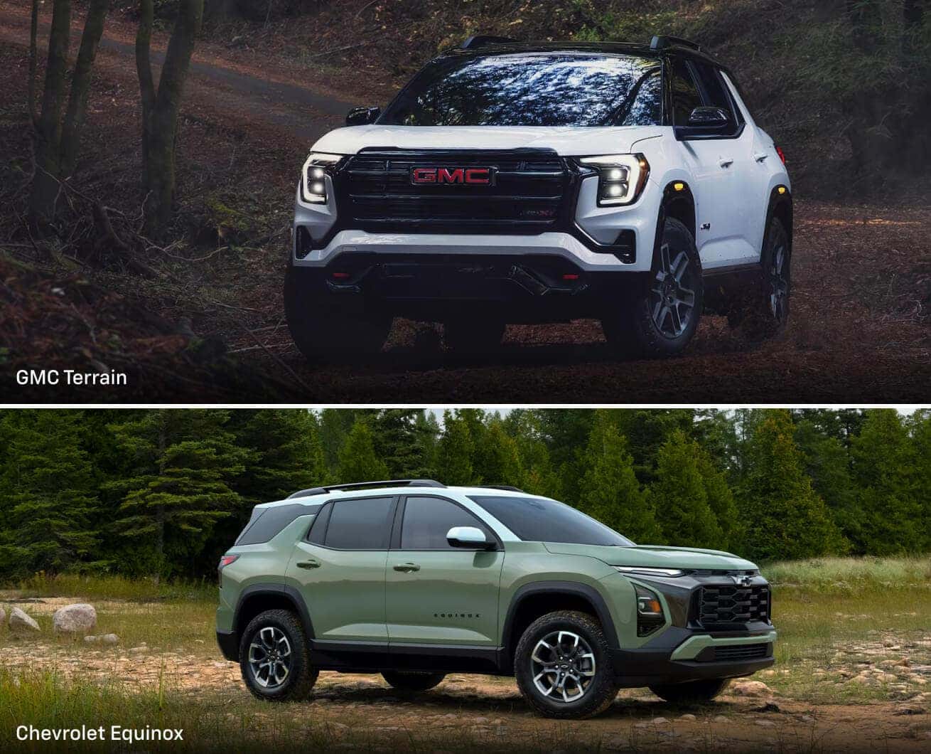 GMC Terrain Vs. Chevy Equinox Full Comparison