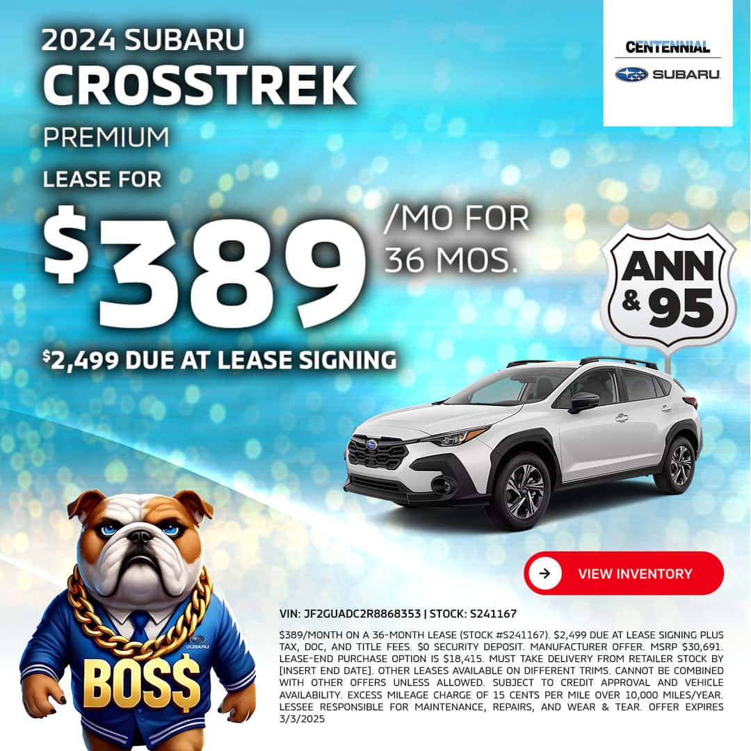 New Vehicle Specials | Centennial Subaru