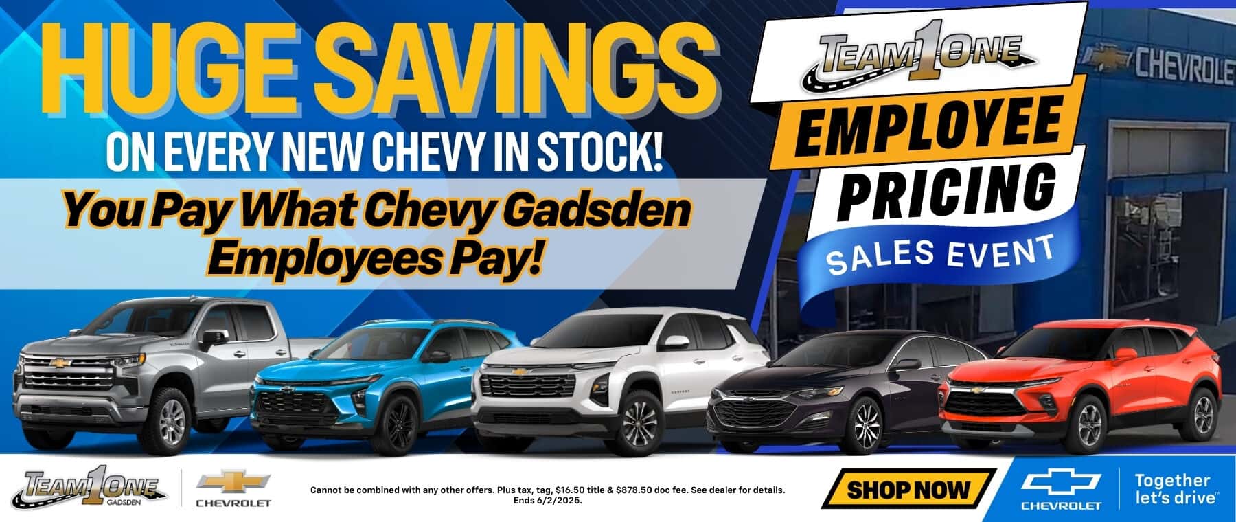 Team One Chevrolet Of Gadsden | Chevrolet Dealer in Gadsden, AL