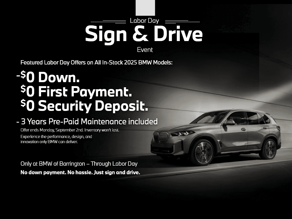 Sign and Drive Event | BMW of Barrington