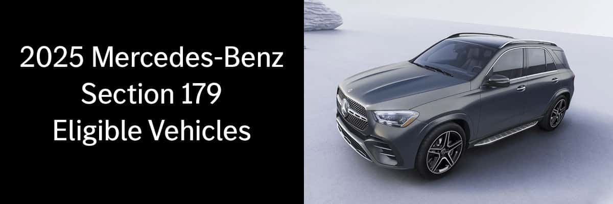 2025 Mercedes-Benz Models Eligible for Section 179 | Mercedes-Benz of ...