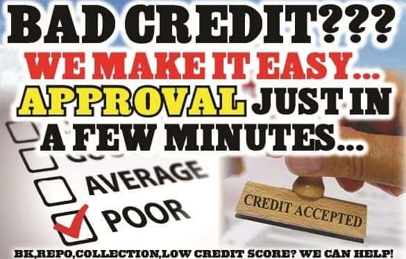 Good or bad credit? No problem!