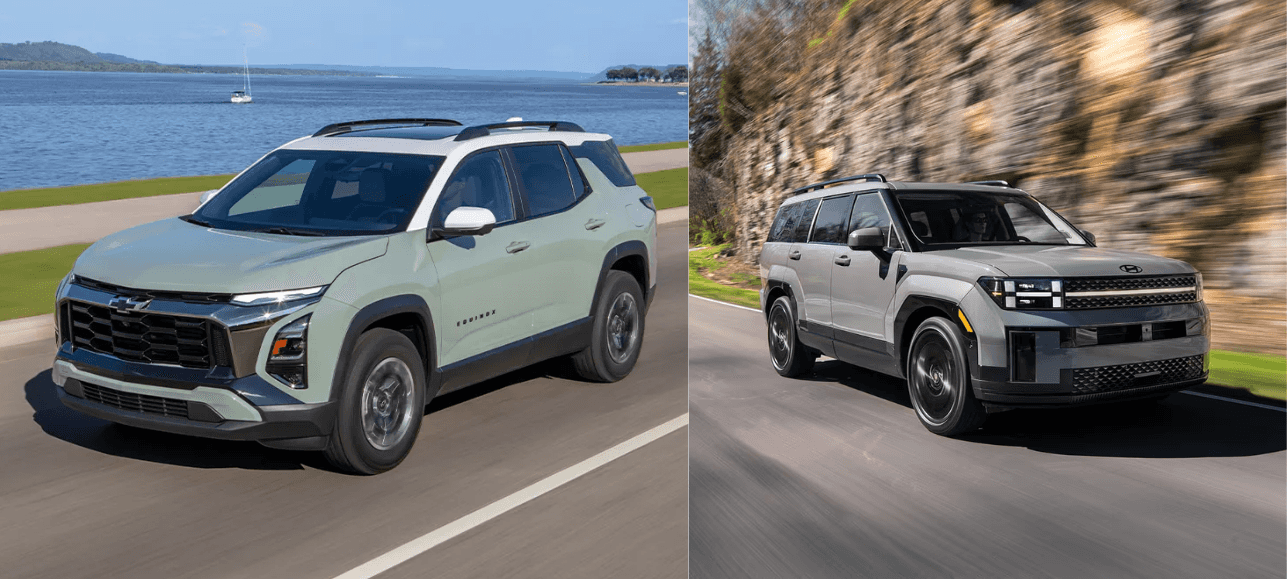 Comparing Used SUVs: Chevy Equinox VS Hyundai Santa Fe