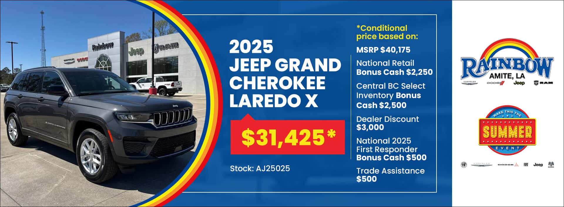 Rainbow Chrysler Dodge Jeep | CDJR dealership in Covington | near Slidell
