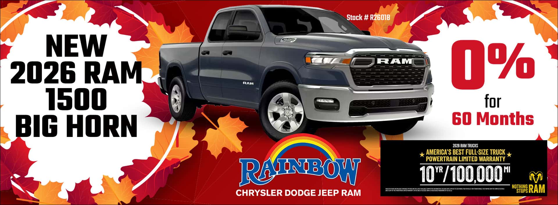 Rainbow Chrysler Dodge Jeep | CDJR dealership in Covington | near Slidell