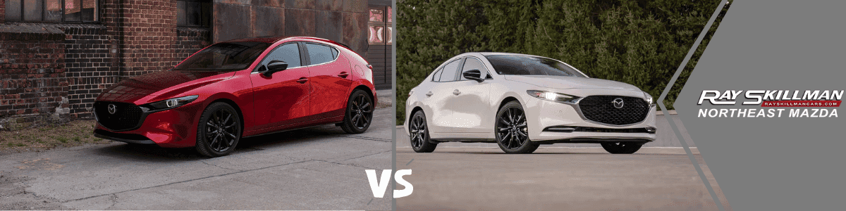 2024 Mazda3 Hatchback vs. Sedan - Ray Skillman Northeast Mazda Blog