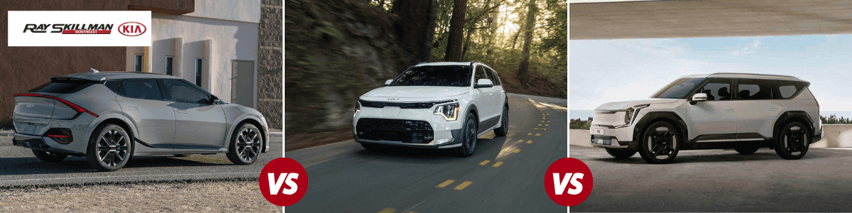Battle of the EVs: Kia EV6 vs. Kia Niro EV vs. Kia EV9 | Ray Skillman Northeast Kia