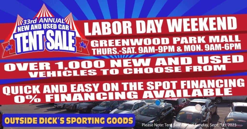 33rd Annual New and Used Car Tent Sale Indy | Ray Skillman Southside ...