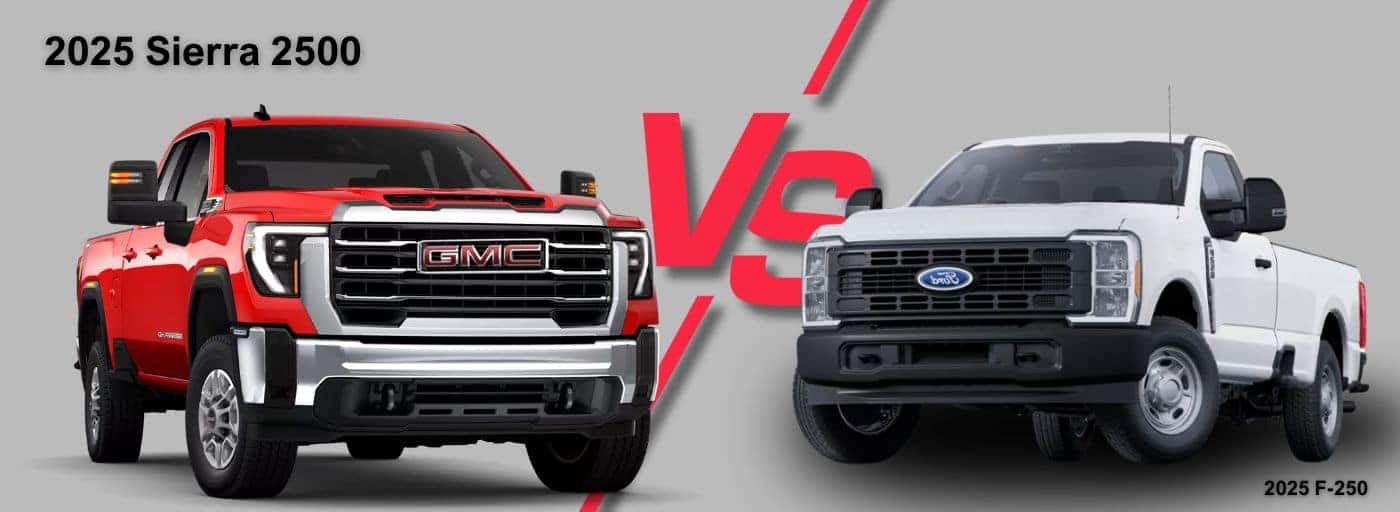 Comparing the 2025 GMC Sierra 2500 to the Competition