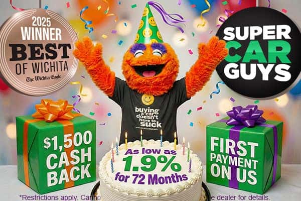 Current Pre-Owned Vehicle Promotions | Super Car Guys |Wichita, KS