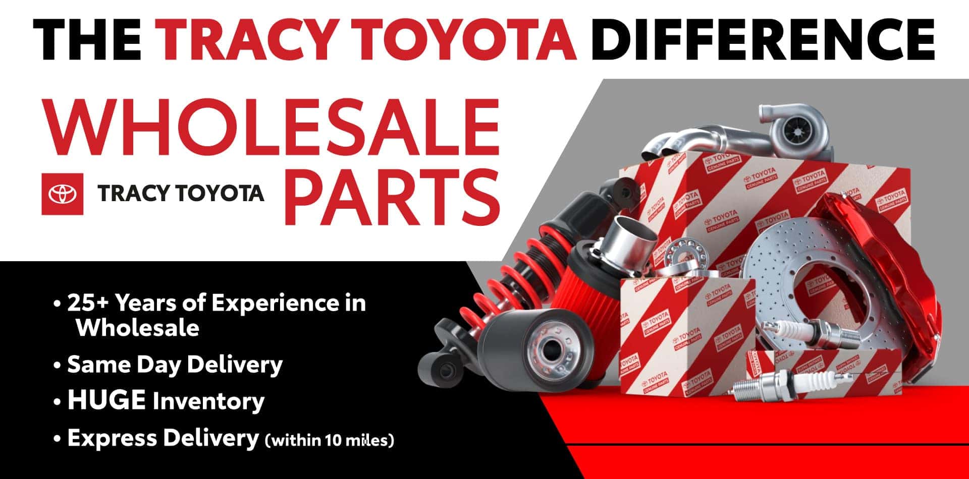 Wholesale Parts | Tracy Toyota