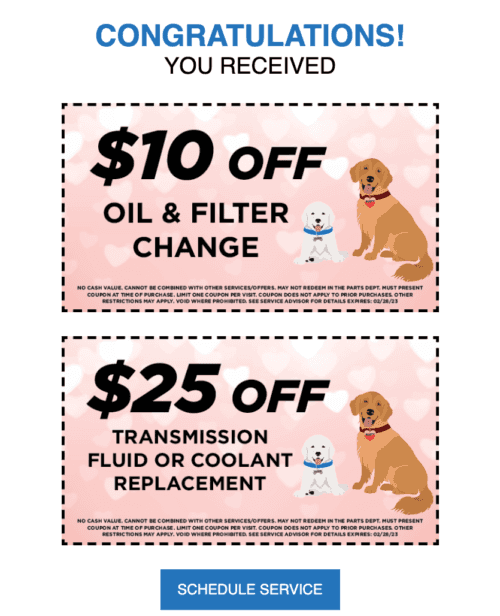 Service Coupon